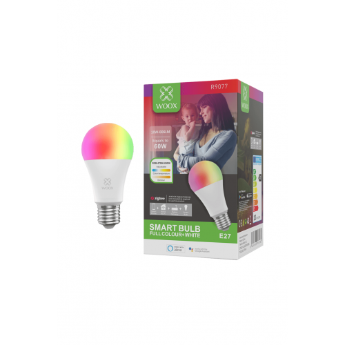 Bec LED Smart Zigbee E27 RGB+CCT WOOX - Smart Home Projects | Servicii ...