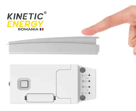 Kit Simplu - Întrerupător Simplu Kinetic Energy + Controller 1 Canal ...